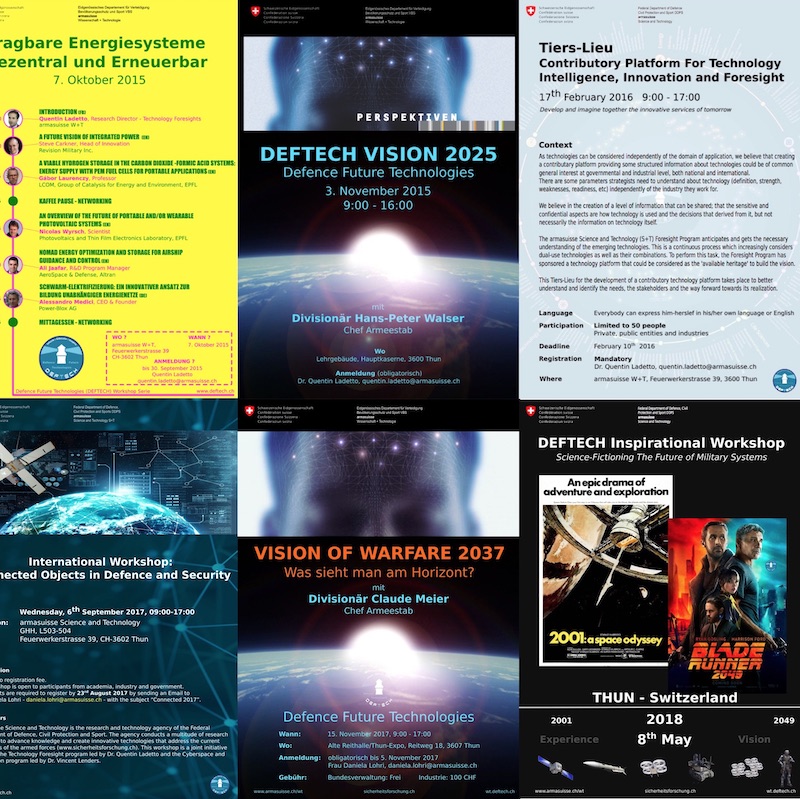 armasuisse S+T - DEFTECH - Defence Future Technologies
